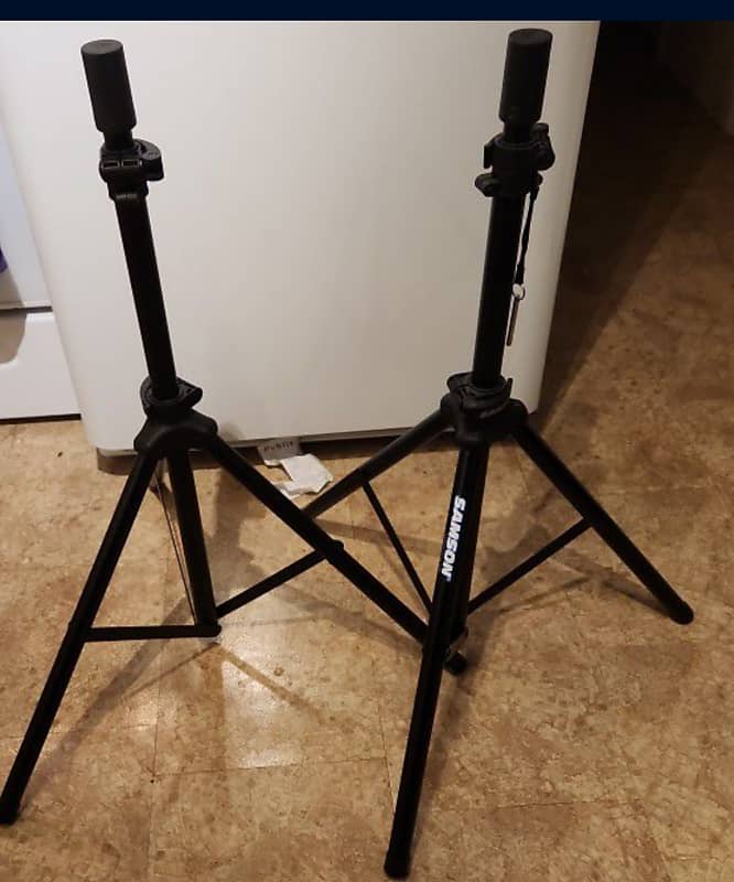 Samson Sp50p Speaker Stand Set Samson Sp50p 2022 - Black | Reverb
