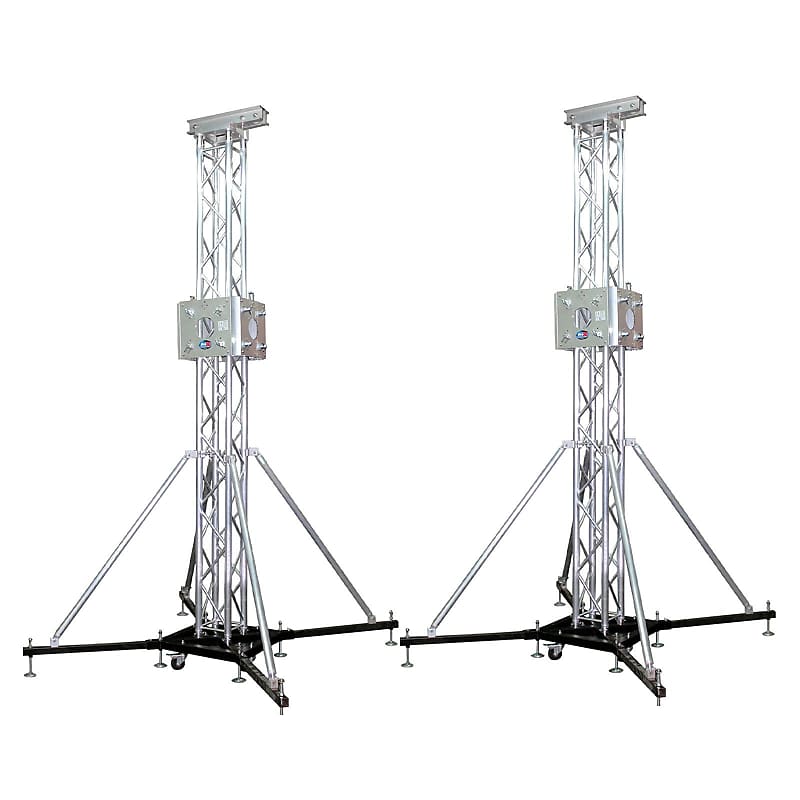(2) ProX Ground Support Truss Lifting Tower Roof System Top, | Reverb