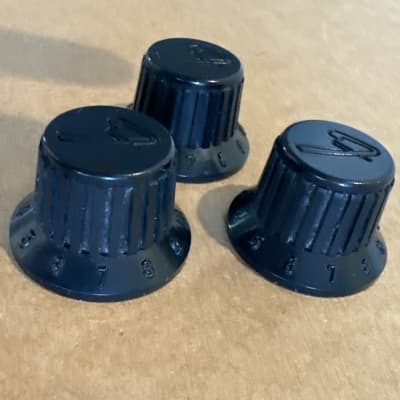 Fender F Knobs HM Strat Heavy/Metal Strat 89-90 - Plastic | Reverb