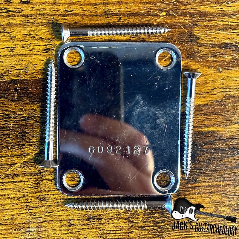 Economy Serial Number Neck Plate (1990-2020s - Chrome) | Reverb