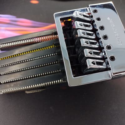 Evertune F Model 6 String Bridge Chrome | Evertune Solar | Reverb