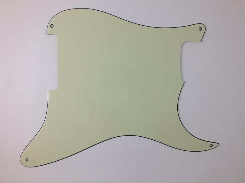 Stratocaster BLANK Mint Green Scratch Plate Pickguard to fit | Reverb