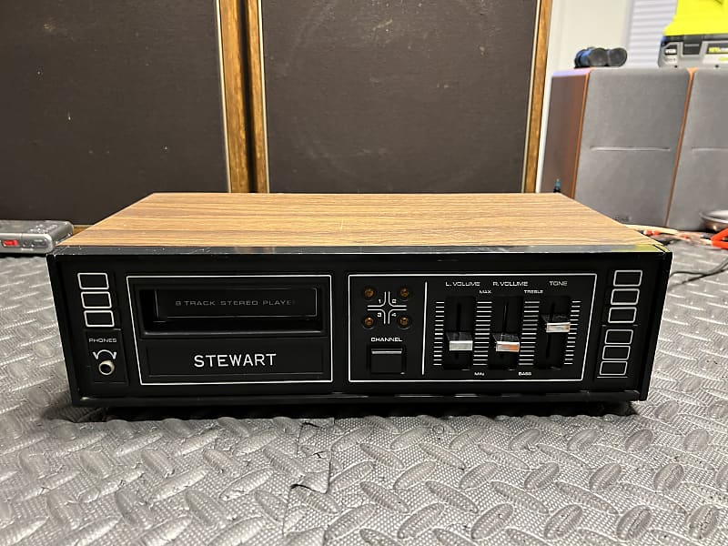 Stewart Stereo 8-track player Cleaned and serviced | Reverb