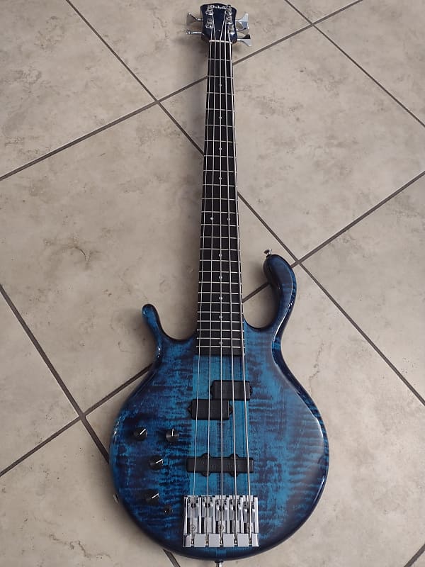 Pedulla 2011 MVP5 Left-Handed, Arctic Blue | Reverb