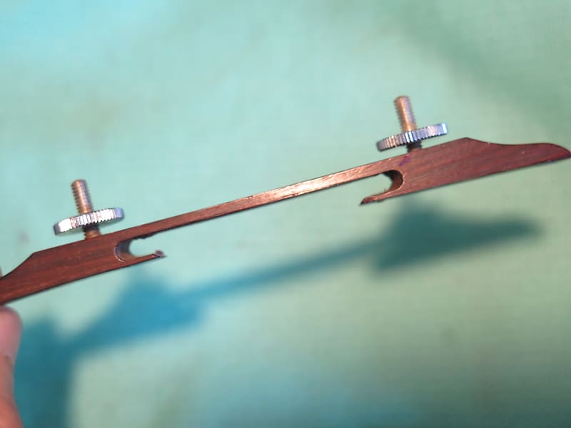 vintage HTF Japan Archtop bridge for Univox Matsumoku greco | Reverb