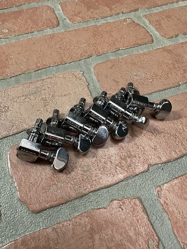 Grover Self Locking 6 in line chrome | Reverb