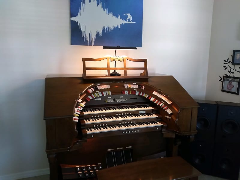 Allen Organ ADC6500 Mid 80’s - Dark Oak | Reverb