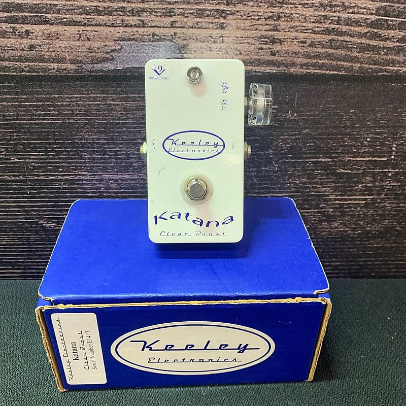 Keeley Electronics Katana V1 Boost Guitar Pedal (Hollywood, | Reverb