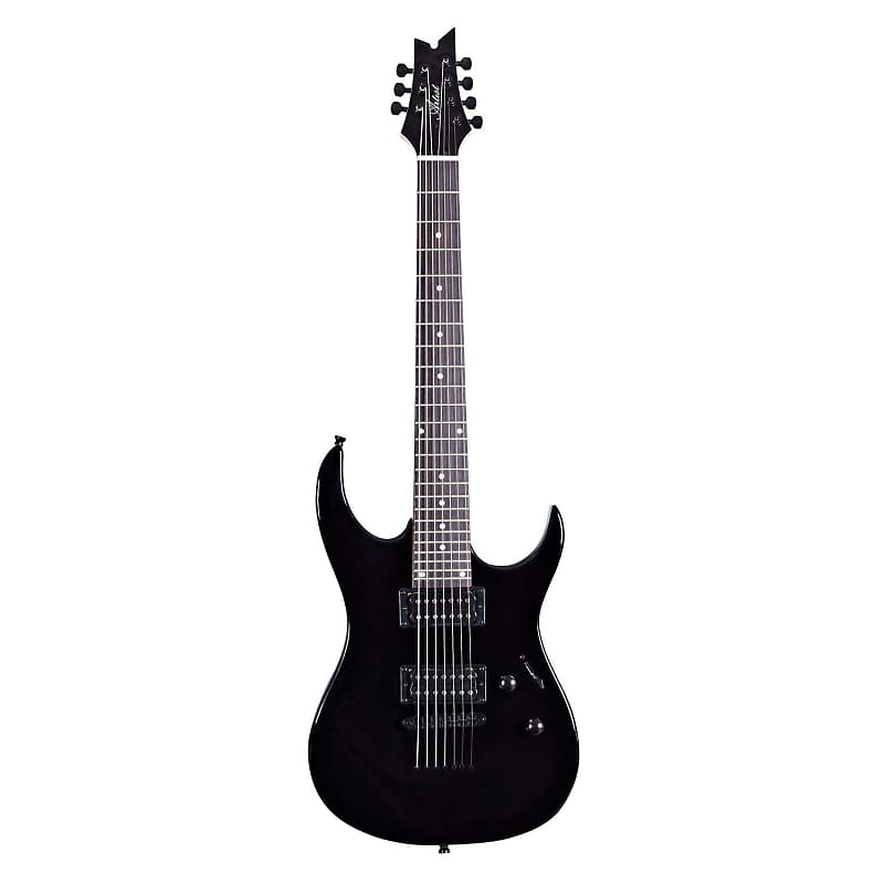 Artist Spiritus7 Black 7 String Electric Guitar w/ | Reverb UK