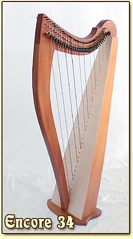 Blevins Encore 34 Harp Walnut Wood | Reverb