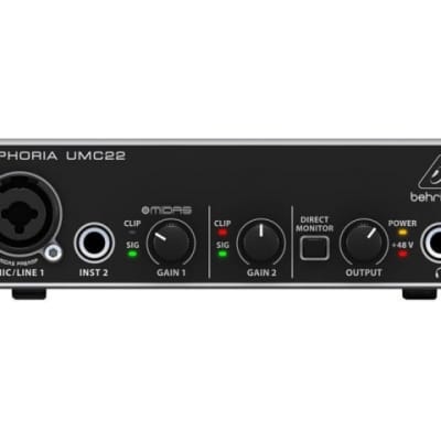 BEHRINGER UMC22 INTERFACCIA AUDIO 2X2 SCHEDA USB 2 | Reverb Bulgaria
