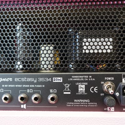 Bogner Ecstasy 50-watt Tube Head - Pink Tolex | Reverb