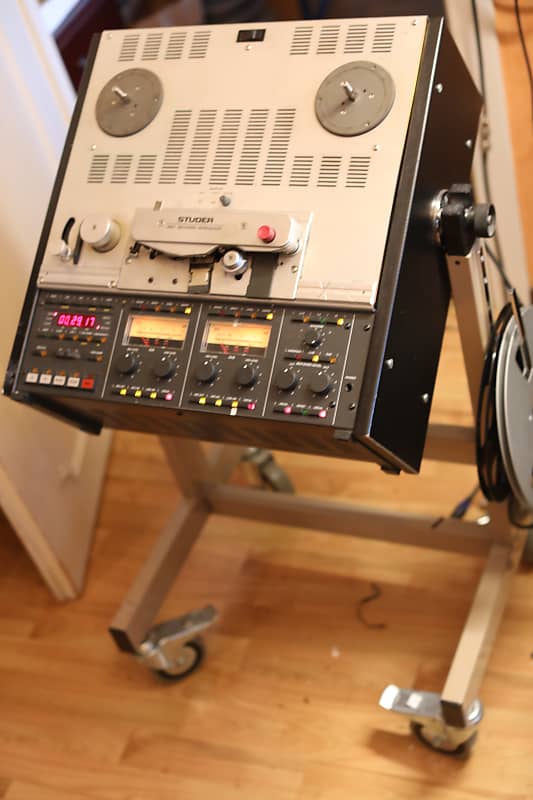 Studer A807 2-Track Analog Tape Machine 1994 w wheel stand | Reverb