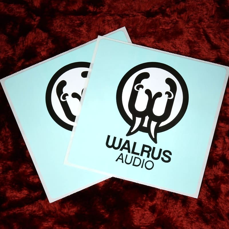 WALRUS AUDIO STICKER SET (2 PACK) INSANELY RARE LIMITED | Reverb