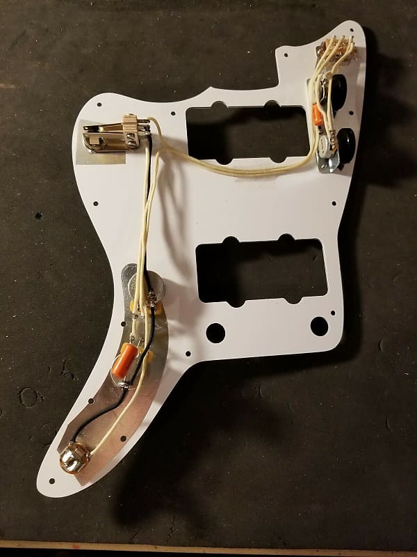 TW Loaded: Prewired Jazzmaster pickguard - your choice color | Reverb