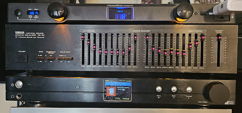 Yamaha graphics equalizer 10 band GE 30 - Black | Reverb