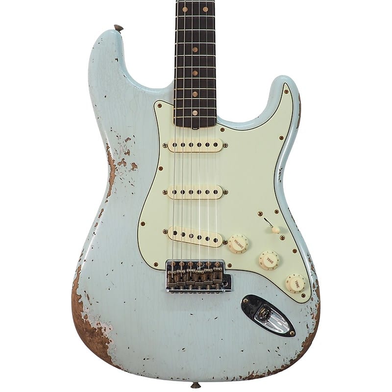 Fender Custom Shop 1960 Stratocaster Heavy Relic, Aged Sonic | Reverb