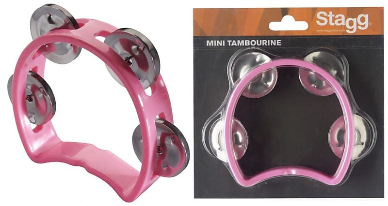 Mini Tambourin rose Stagg TAB-MINI-PK | Reverb