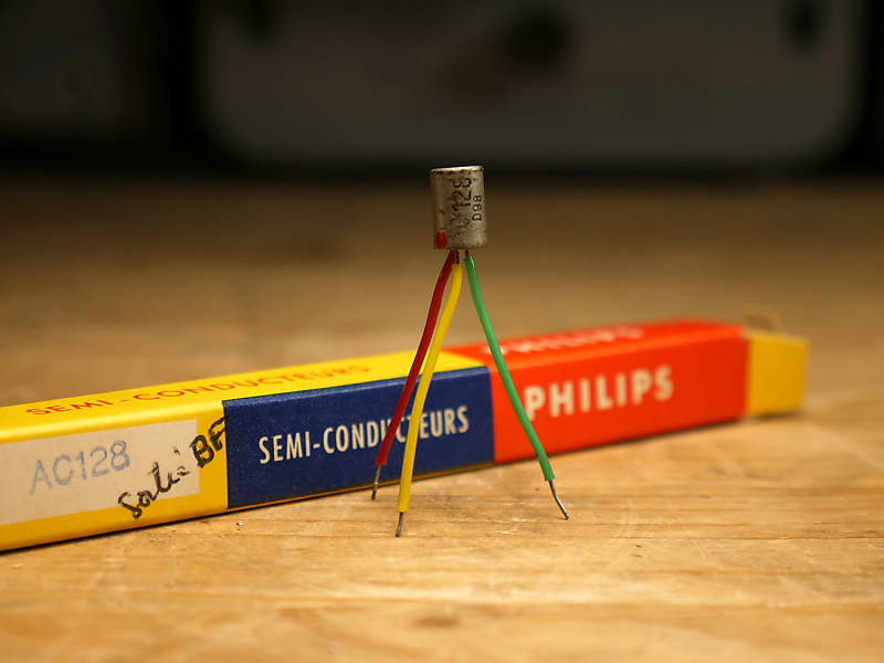 Philips AC128 Germanium PNP transistor in box | Reverb