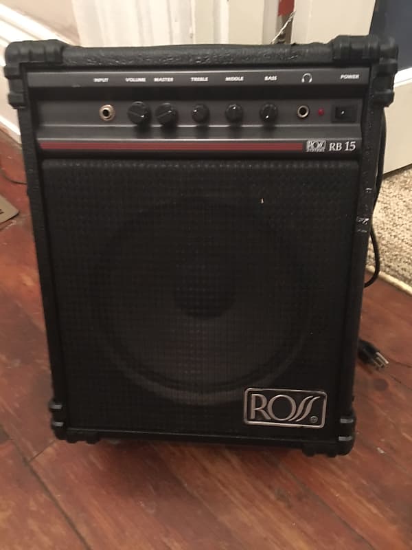 ROSS bass amp 10 inch speaker w/ line out Vintage Black , | Reverb