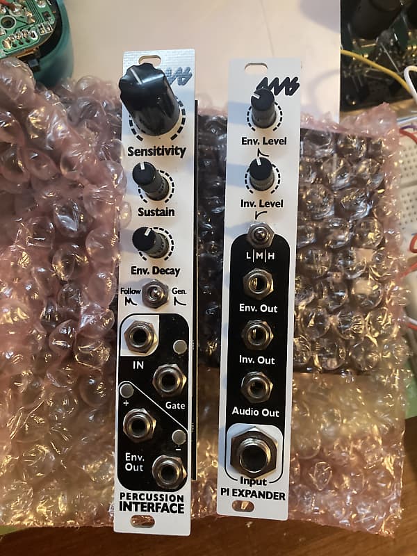 4MS Percussion interface + Expander | Reverb