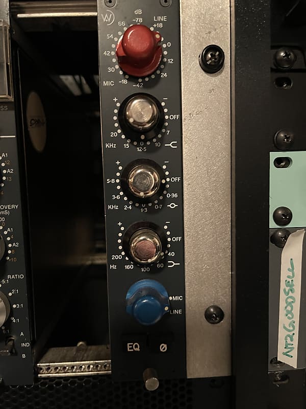 Wunder Audio PEQ4 HiQ Mic Preamp / 4-Band Equalizer Module | Reverb