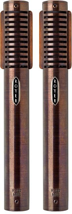 Royer R-122 MKII Active Ribbon Microphone Matched Pair - | Reverb