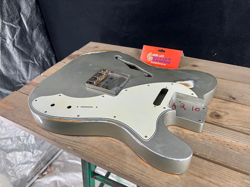 Real Life Relics Custom Class 69 T Tele® Body Inca Silver | Reverb