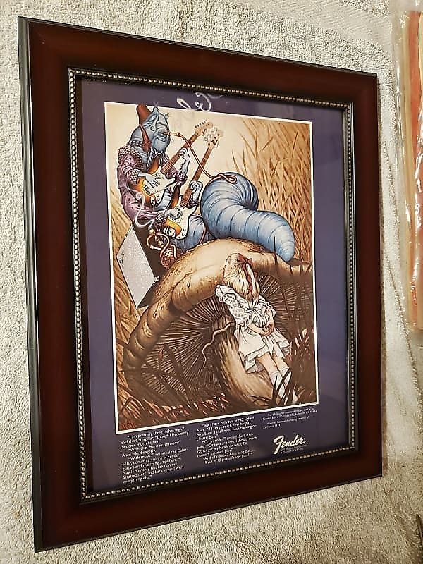 1975 Color Fender Promotional Ad Framed | Reverb