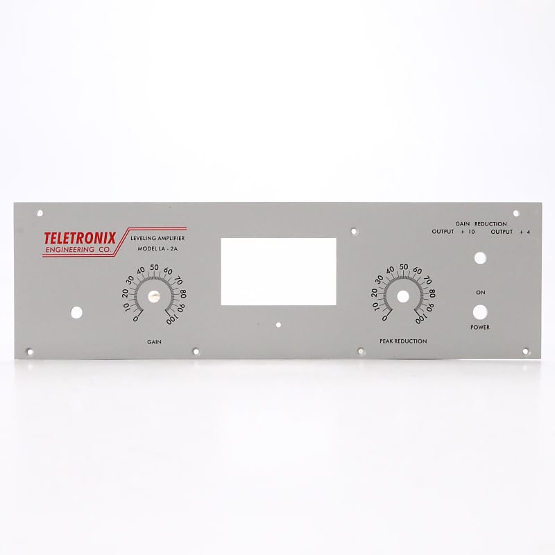 Reproduction Teletronix LA-2A Leveling Amplifier Panel | Reverb