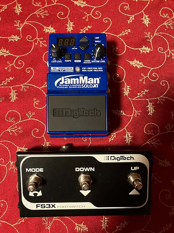 Digitech JamMan Solo XT Looper and FS3X Footswitch Bundle | Reverb