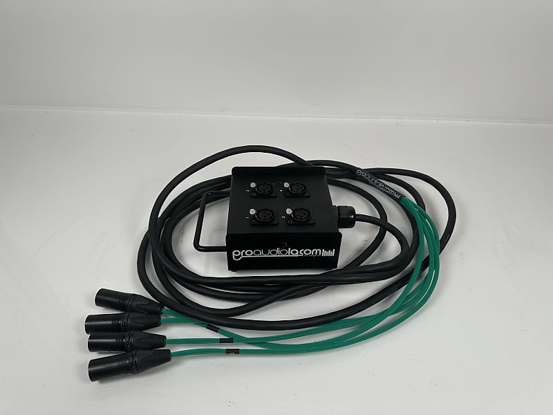 Pro Audio LA 4-Channel Studio Wall Box 15ft XLR | Reverb