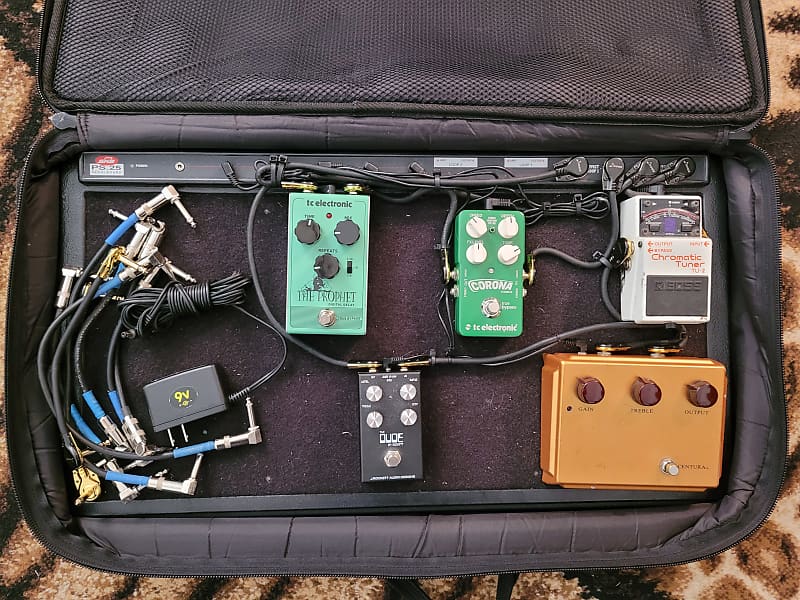 SKB PS-25 - 9VDC Powered Pedalboard with 5 PEDALS, Power | Reverb