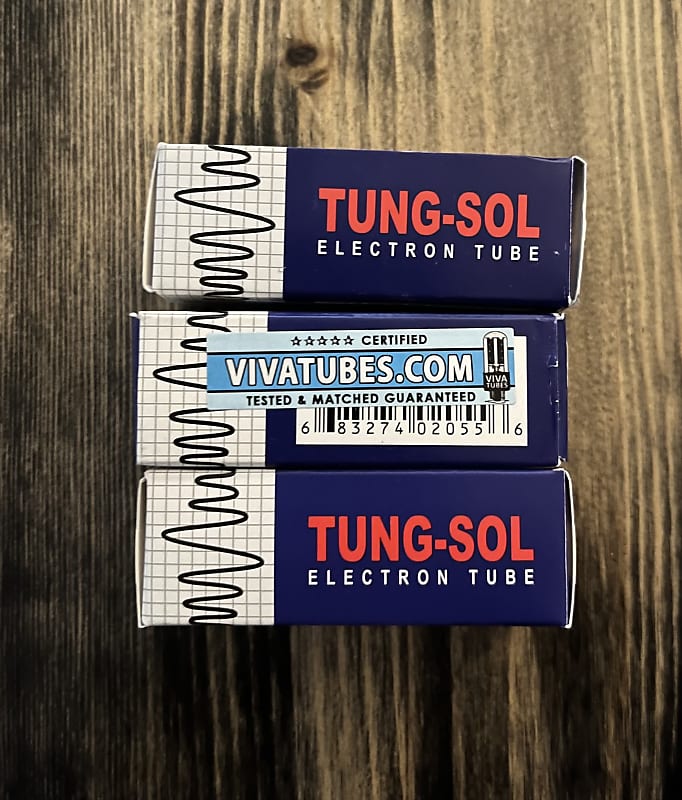 Tung Sol 12AX7 Matched Trio (three) | Reverb