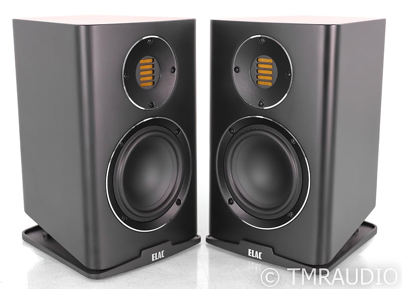 Elac Carina BS243.4 Bookshelf Speakers; BS-243.4; Black Pair | Reverb