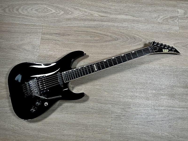 ESP Horizon 90’s with lawsuit headstock 1990 Gloss black NTB | Reverb