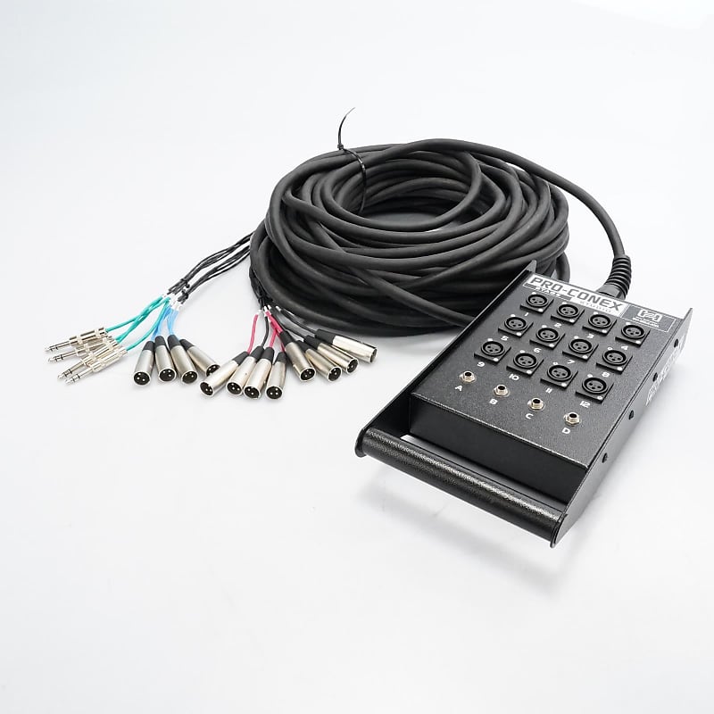 Hosa Pro-Conex SH-12X4-100 16-Channel Stage Box #51374 | Reverb