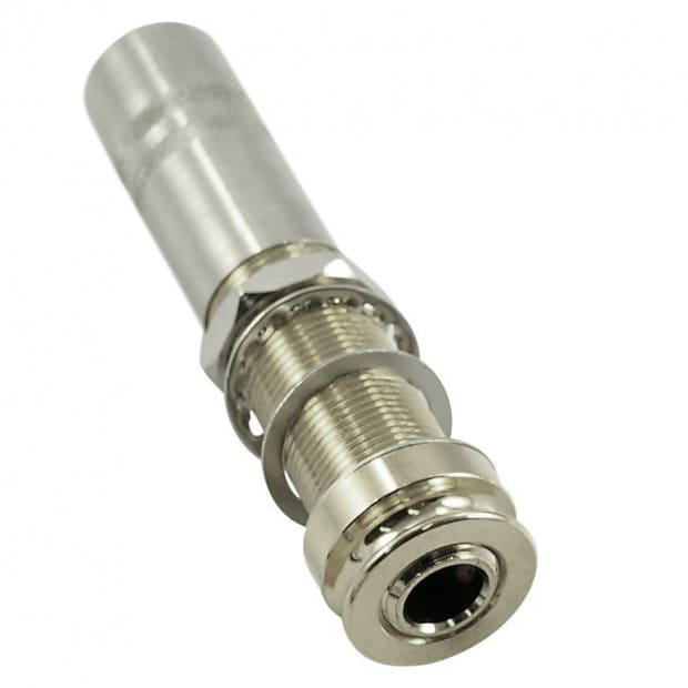 1/4" Stereo Acoustic Guitar End Pin Jack w/ Battery | Reverb