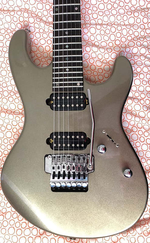 Dean 7 string electric guitar metallic silver licensed floyd | Reverb