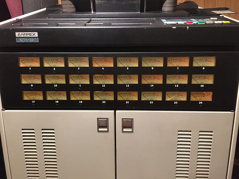 Ampex ATR-124 with 24 and 16 track head stacks | Reverb