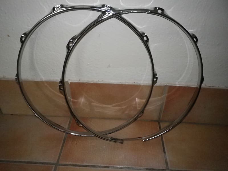 14" 10-Hole Snare Hoops | Reverb