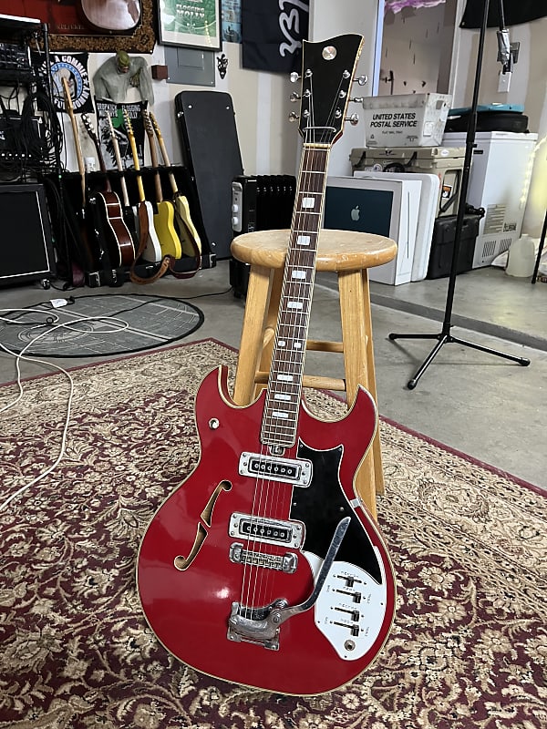 Vintage 60’s Kay MIJ Semi-hollow body model 319.14610000 | Reverb