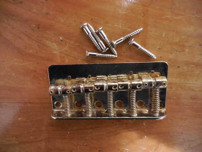 Fender 5 String Bass Bridge. Mint. Complete. | Reverb