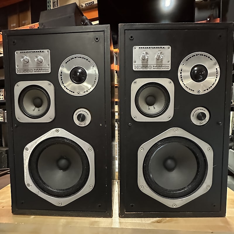 Marantz HD550 Vintage 3-Way Bookshelf Speakers – Audiophile | Reverb