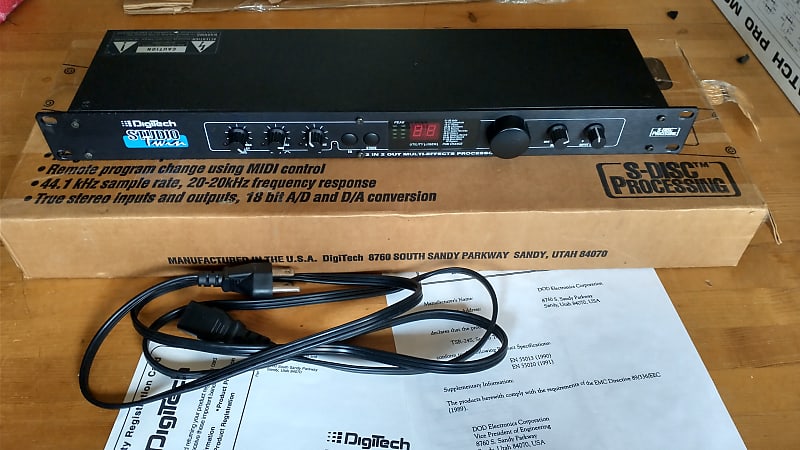 DigiTech Studio Twin Multi-Effects Processor | Reverb