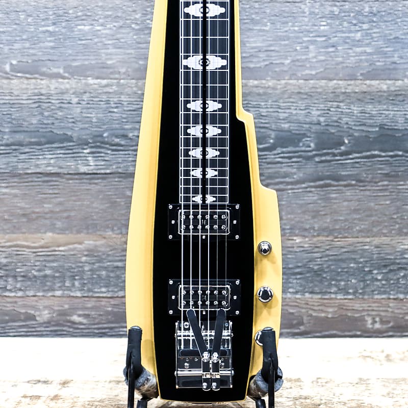 Duesenberg Pomona6 Multibender Black-Vintage Blonde Electric | Reverb