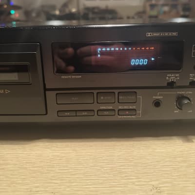DENON DRM-555 Audiophile Stereo Cassette Tape Deck *Serviced* | Reverb