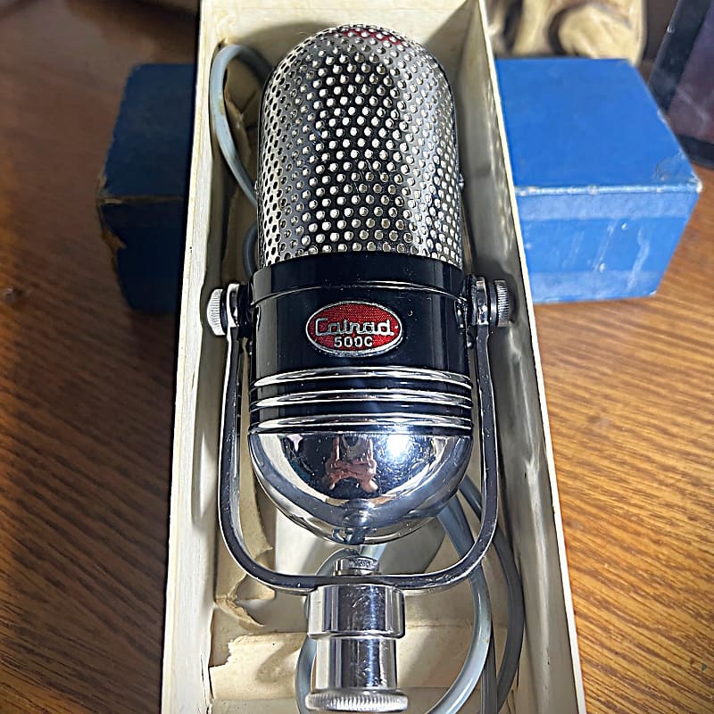 Vintage 1960’s Calrad 500C Crystal Pill Microphone, working | Reverb