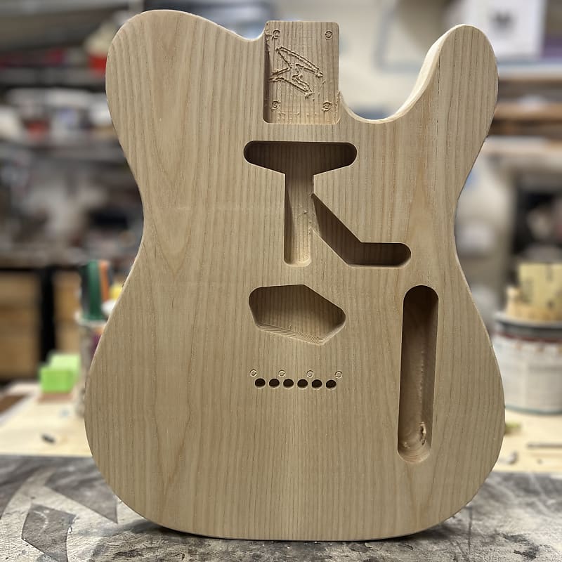 Ash EZ Route Telecaster Tele Style Body (custom made with | Reverb