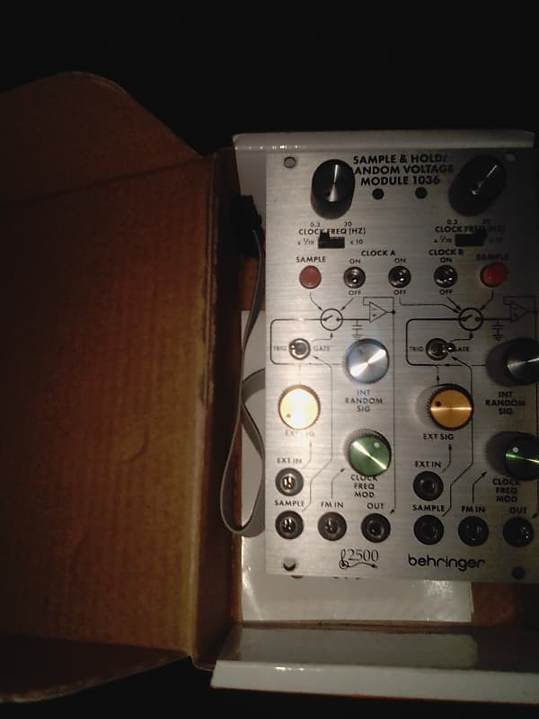 Behringer 2500 1036 s and h / random voltage eurorack module | Reverb